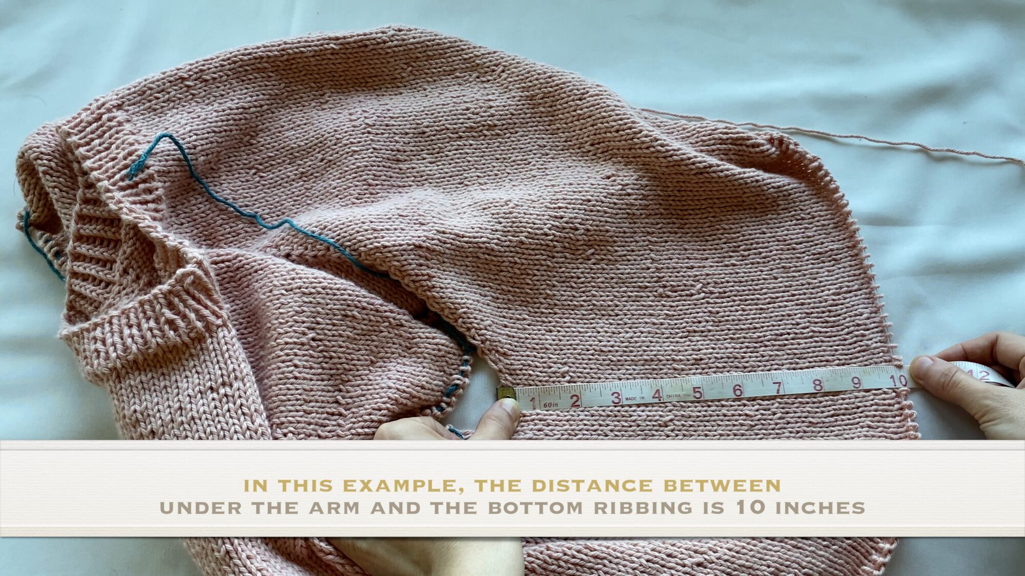 Knitting Top Down Sweater Step By Step Tutorial