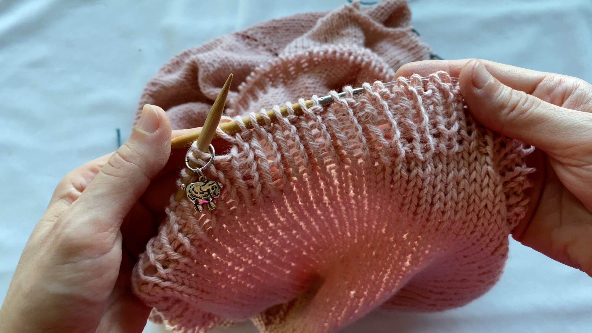 Knitting Top Down Sweater Step By Step Tutorial