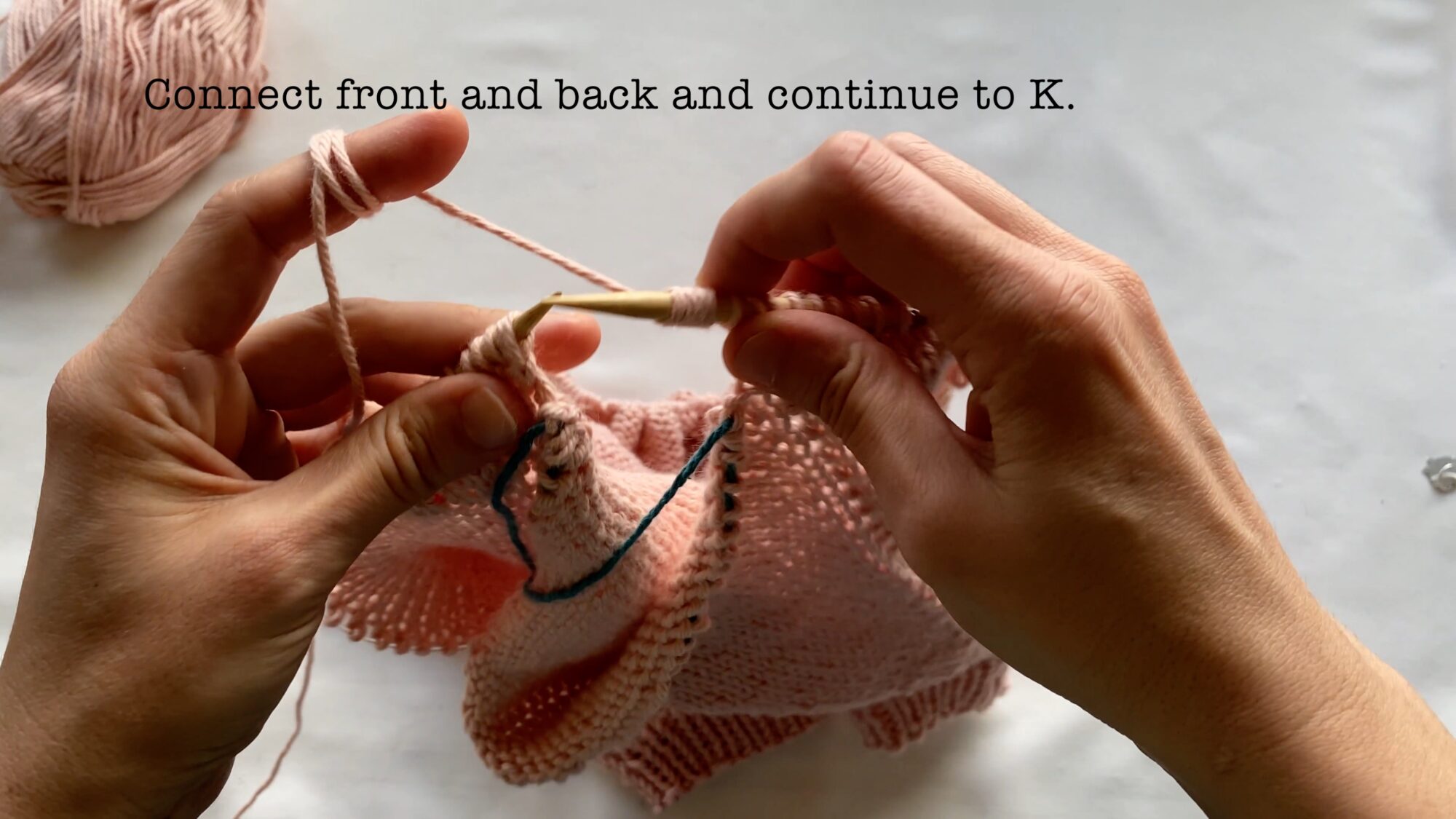 Knitting Top Down Sweater Step By Step Tutorial