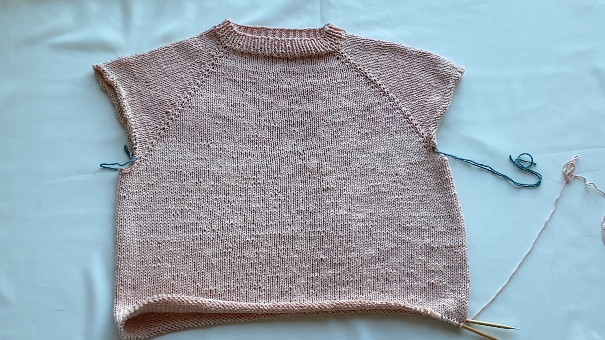 Knitting Top Down Sweater Step By Step Tutorial