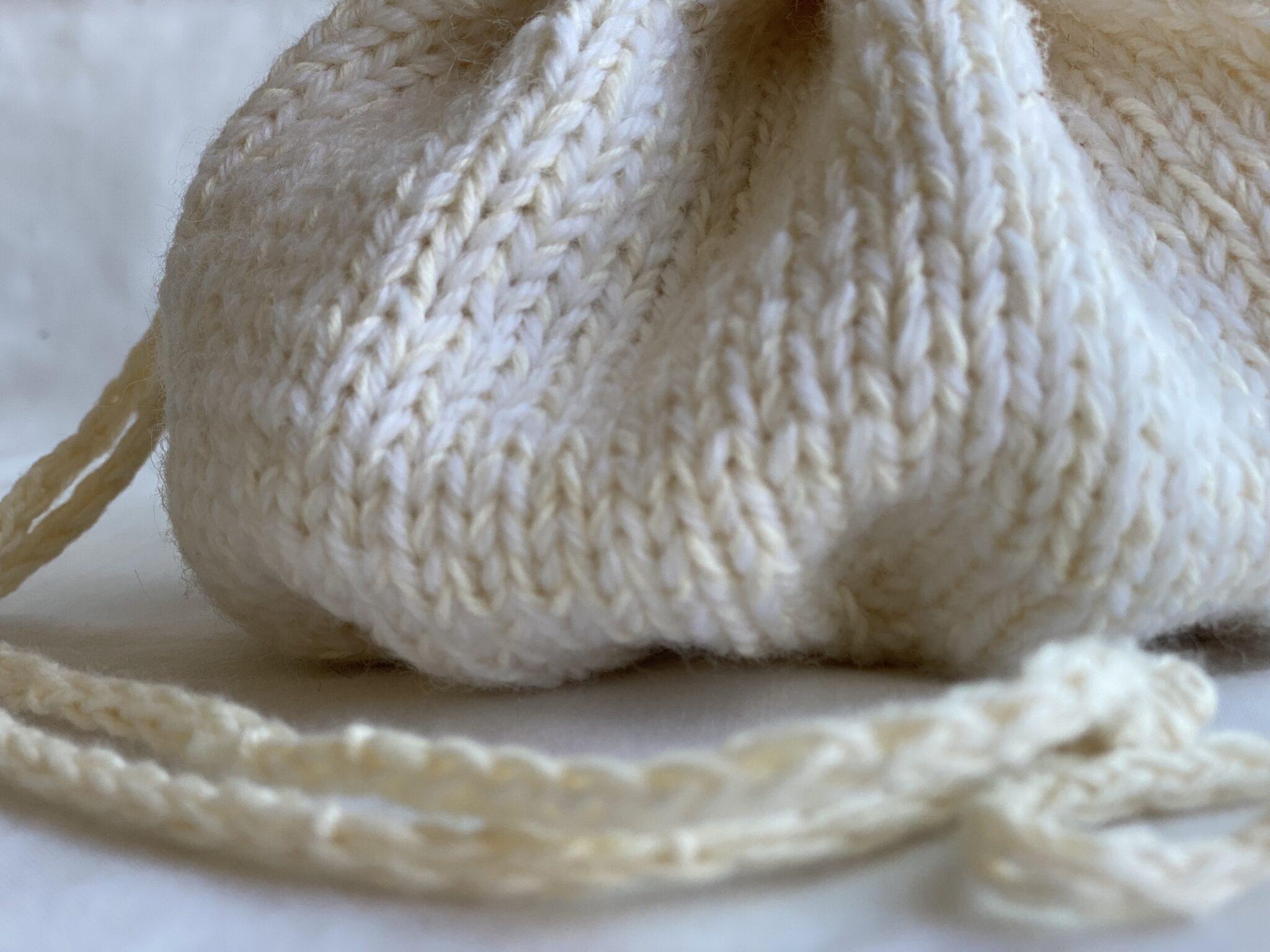 Knitted Pouch/ Small Bag