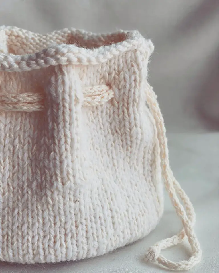 Knitted Pouch/ Small Bag