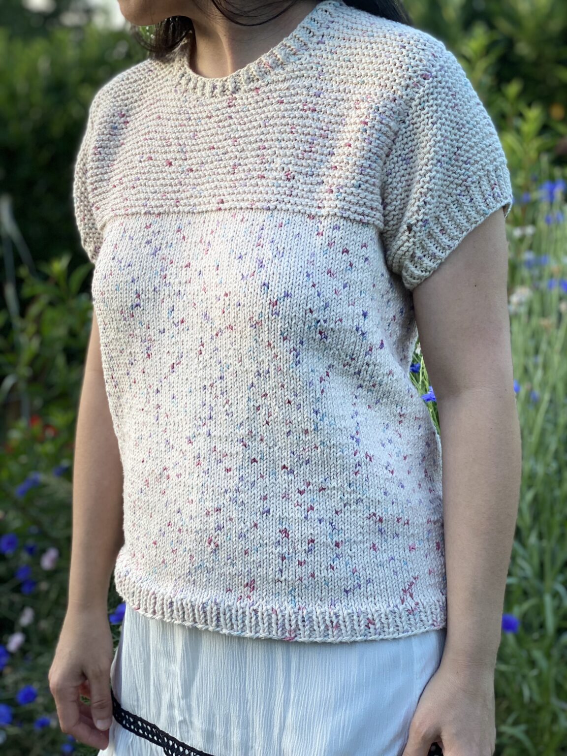 Knitted summer top/ tee