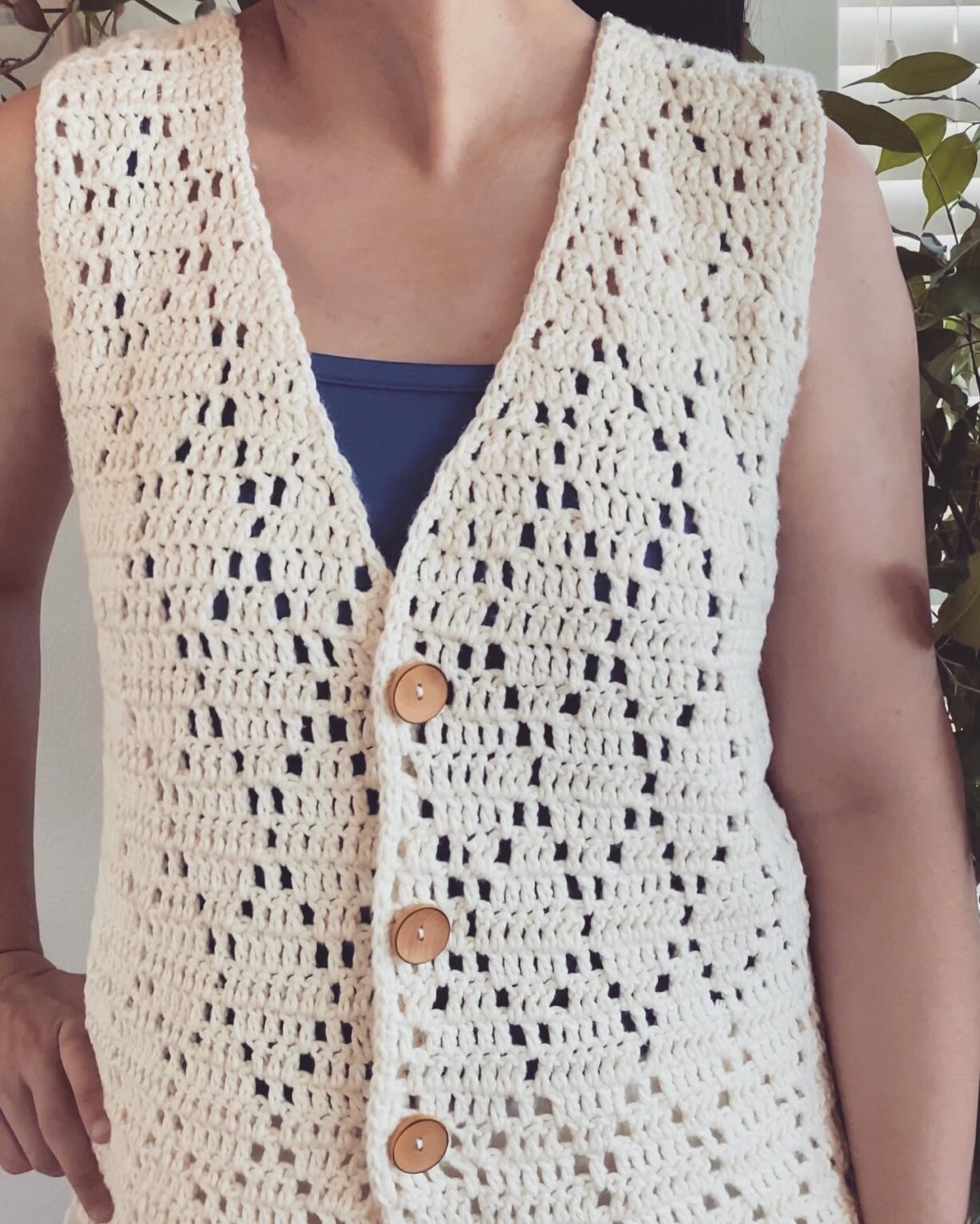Crochet Diamond Lace Summer Top